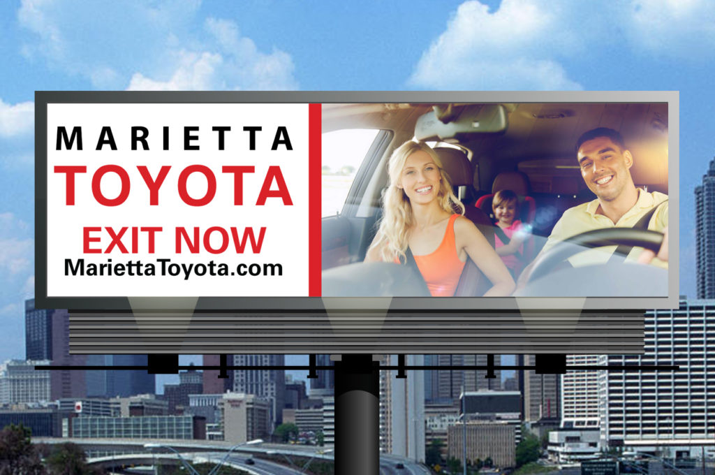 Marietta Toyota - Billboard - Better People Service Smiles - Conquest ...